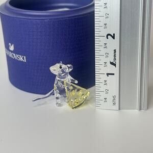 Swarovski | Accents | Swarovski Mouse With Cheese Figurine New | Poshmark